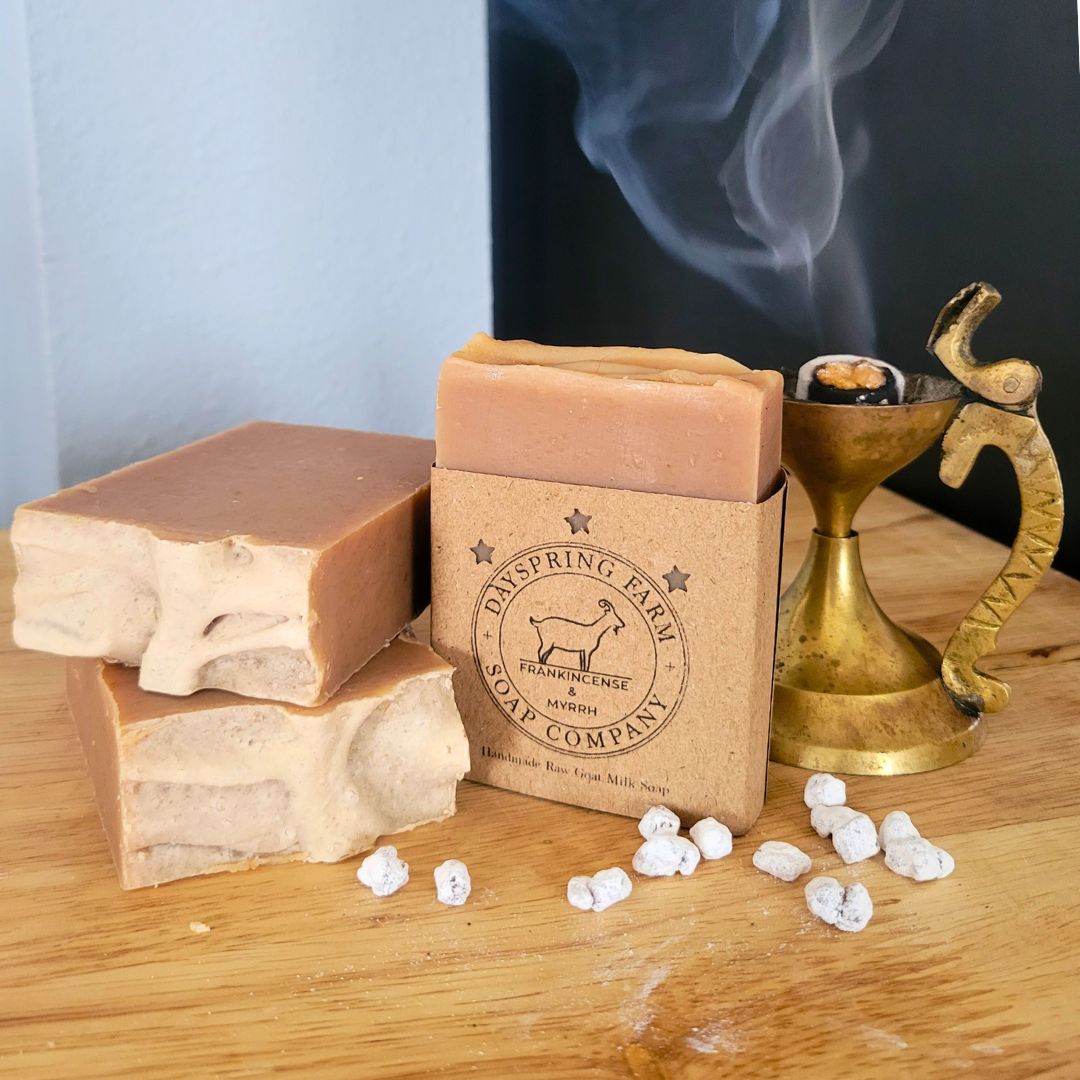 Frankincense And Myrrh Artisan Goat Milk Soap Dayspring Farm Soap