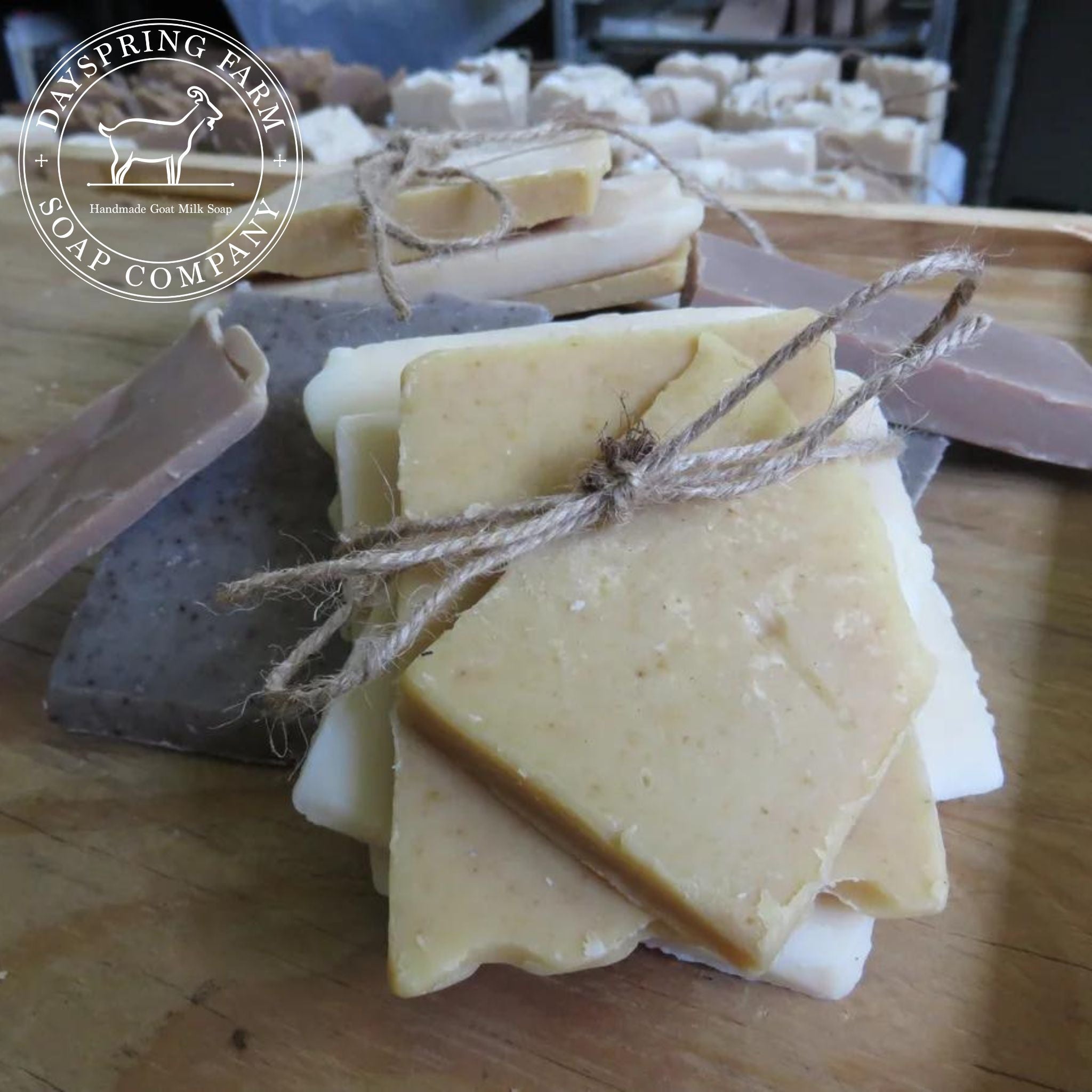 Artisan Goat Milk Soap Ends Bundle Dayspring Farm Soap Company