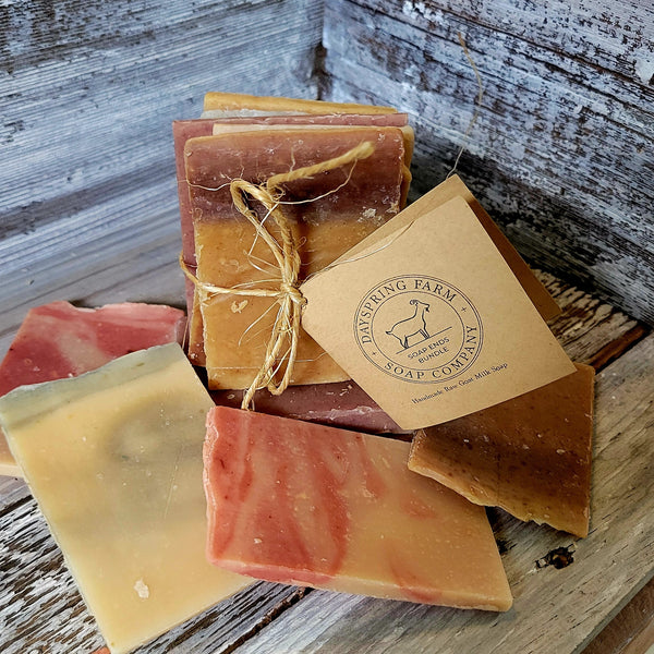 Artisan Goat Milk Soap Ends Bundle Dayspring Farm Soap Company